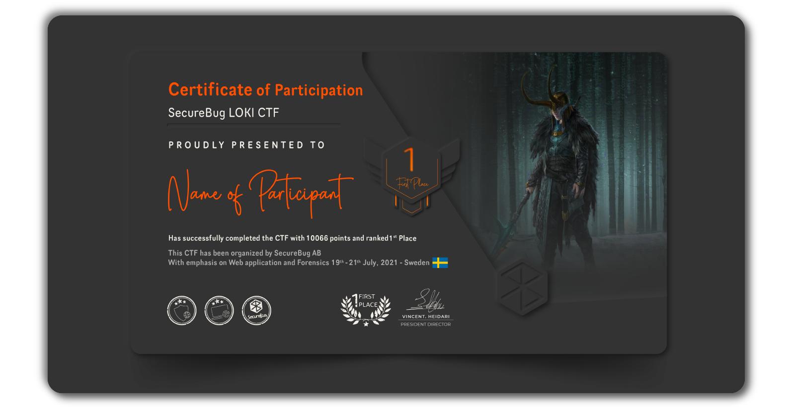 Nordic Defender Capture the Flag Competition Chapter Three: Loki ...