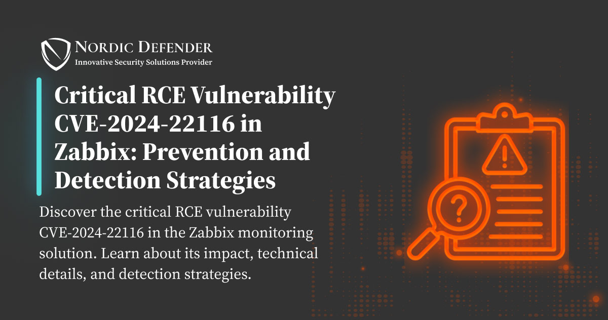 Critical RCE Vulnerability CVE-2024-22116 in Zabbix