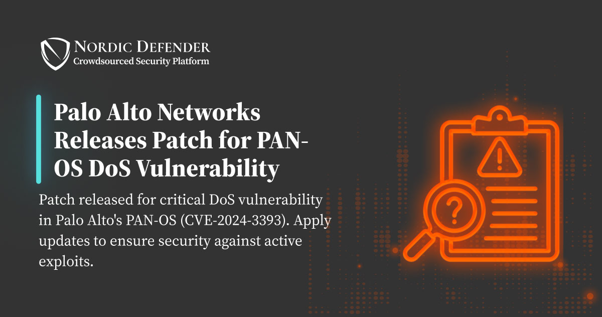 Palo Alto Networks Releases Patch for PAN-OS DoS Vulnerability | Nordic ... Palo Alto Networks Releases Patch for PAN-OS DoS Vulnerability | Nordic ...