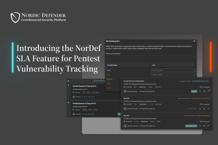 New NorDef SLA Feature for Vulnerability Tracking