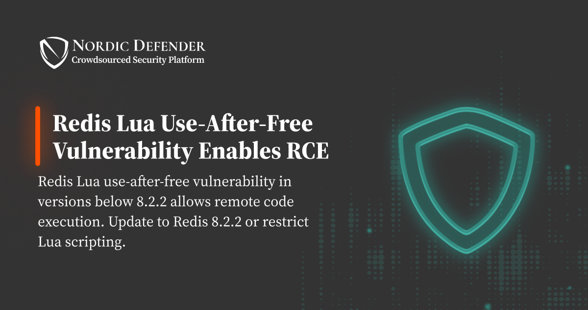 Redis Lua Use-After-Free Vulnerability Enables RCE